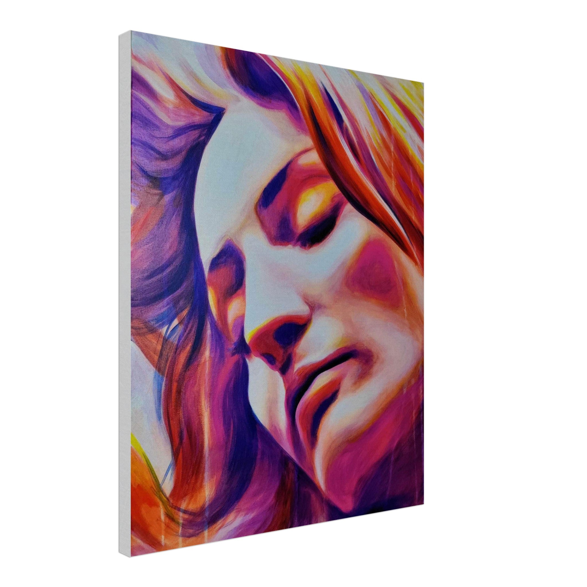 "Ultraviolet" by Mel Fiorentino – Enhanced Texture Canvas Print – Mel ...