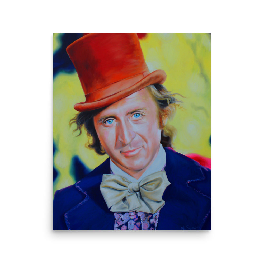Willy Wonka – Fine Art Print by Mel Fiorentino – Mel Fiorentino Studios